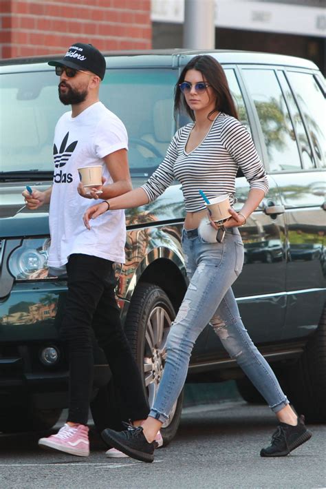 Kendall Jenner In Tight Ripped Jeans Out In Beverly Hills Hawtcelebs