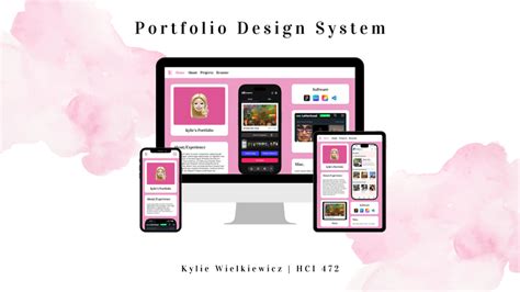 Hci 472 Portfolio Design System Figma