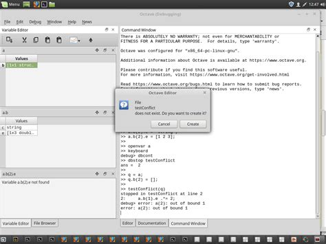 gnu octave bugs bug 53838 variable editor displays out of