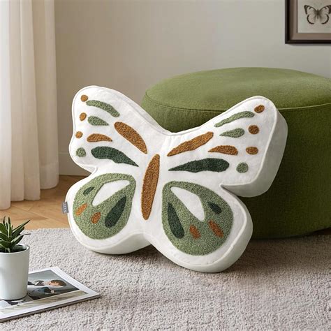 Aels Butterfly Pillow Tufted Decorative Throw Pillows 19