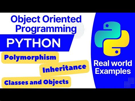 Object Oriented Programming In Python Classes Objects In Python