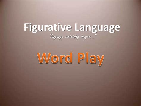 Figurative Language | PPT