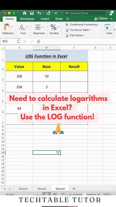 Excel Hack Simplify Calculations With The Log Function Excel