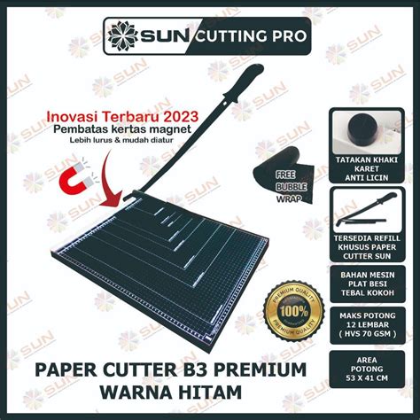 Jual Paper Cutter A3 A3 B3 Alat Potong Mesin Pemotong Kertas Hvs Sticker Dos Pvc Id