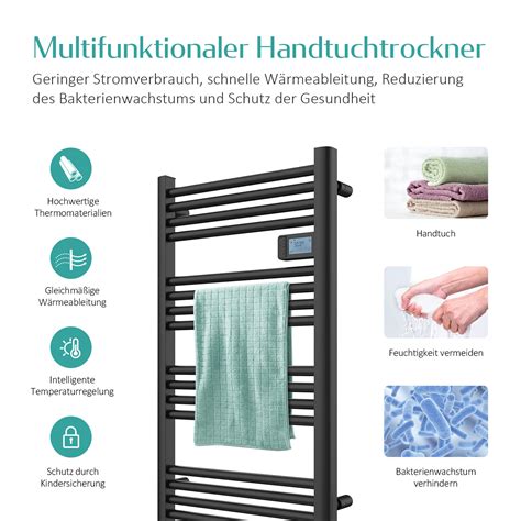Badheizkörper Elektrisch Mit Thermostat Elektro Handtuchwärmer