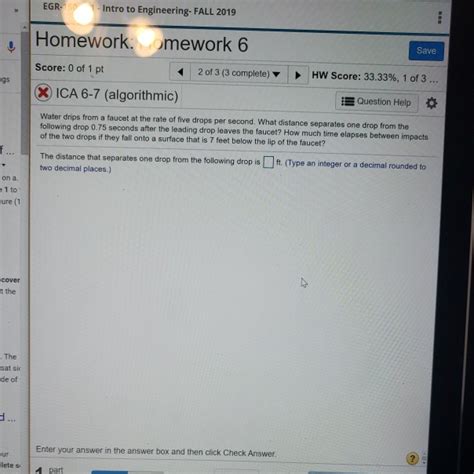 Solved EGR Intro To Engineering FALL 2019 Save Chegg Com