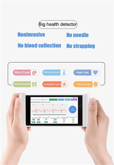 Глюкометр для измерения уровня сахара в крови без иглы Aliexpress