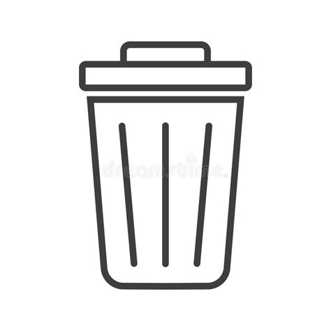 Garbage Icon Garbage Symbol On White Background Stock Vector