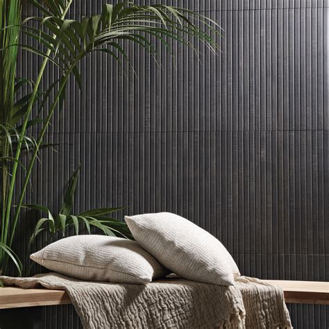 Artifact Ribbon Black Wood Porcelain 60 X 120cm