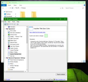 Change Color Of Inactive Title Bars In Windows 10