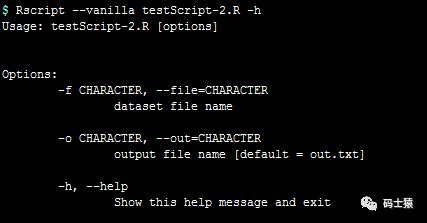 R 包 optparse 之命令行参数传递 章鱼猫先生 博客园