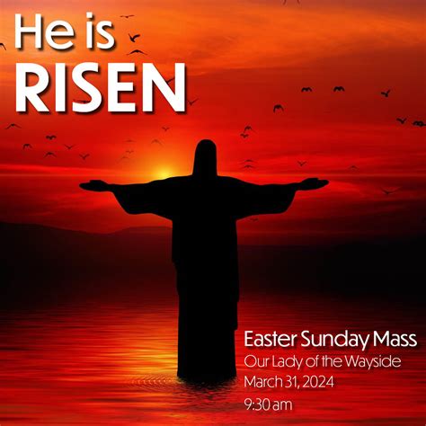 Our Lady Of The Wayside Catholic Church Easter Sunday The