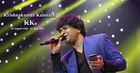 Krishnakumar Kunnath Kk Biography Career Personal Life Biography Famous Singers Legendary