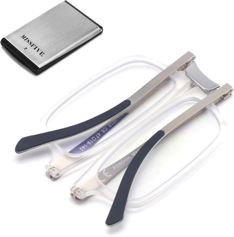 Missfive Folding Foldable Reading Glasses For Men Women
