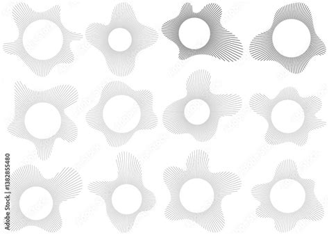 Music Equalizer And Sound Wave Circular Sound Waves Depicting Audio Music Icons And Logos For