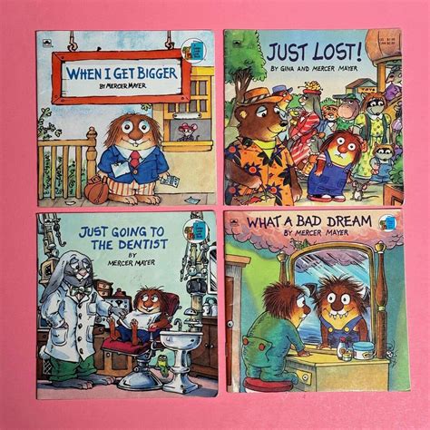 1990s Four Little Critter Books By Mercer Mayer Golden Look Look