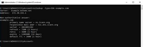 SOA Record Lookup Check Start Of Authority SOA Records