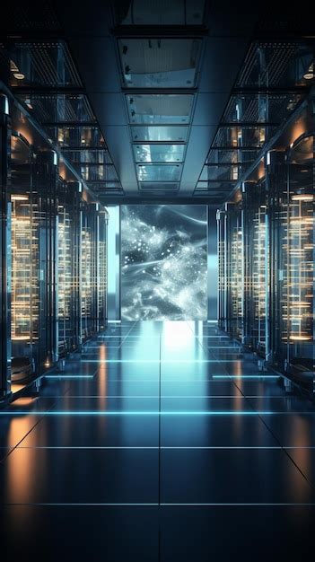 Premium Ai Image Cloud Computing And Big Data Concept Visualized With