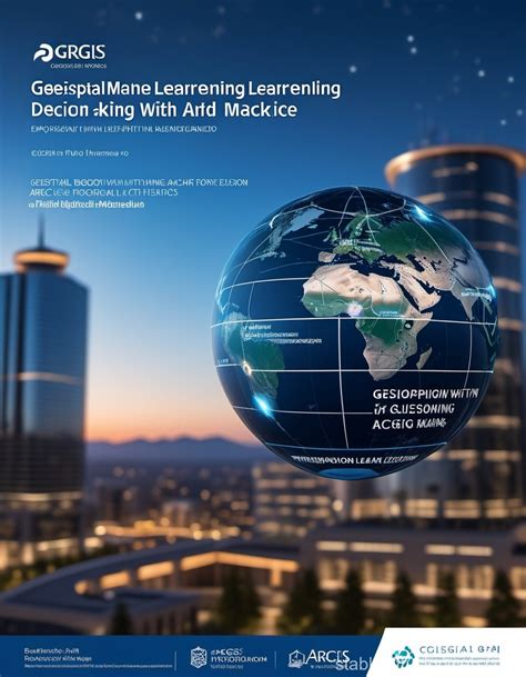 A Poster For A Event Entitled Geospatial Machine Learning Empowering