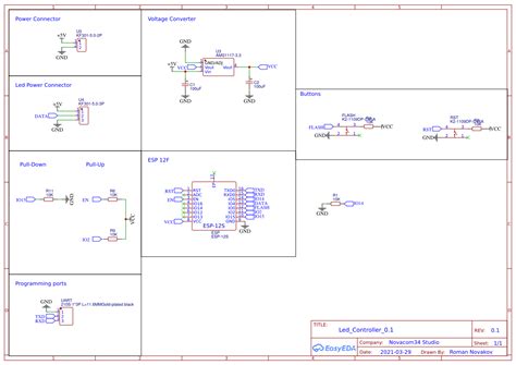 led controller easyeda open source hardware lab