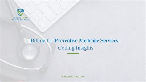 Billing For Preventive Medicine Services Coding Insights