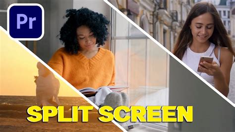 How To Create Split Screen Effects In Adobe Premiere Pro Cc Tutorial