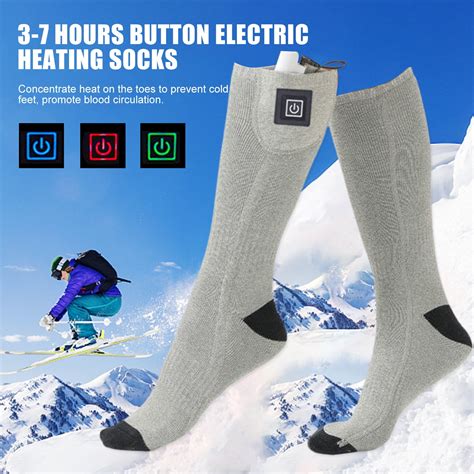 Heated Socks For Men Women Upgraded Rechargeable Washable 19 24wh 7 4v