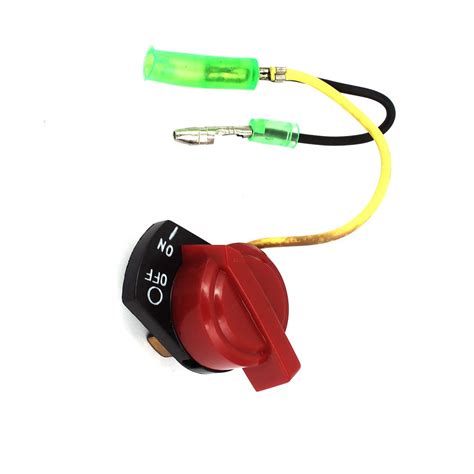 Aexit On Off Switches 2 Position Rotary Knob Dual Wire Leads Engine Foot Switches Stop Switch