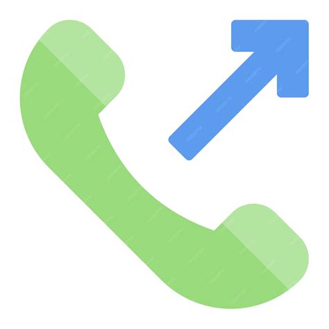 Premium Vector Outgoing Call Vector Illustration