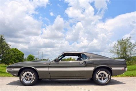 1969 Shelby Gt500 Fastback Black Jade Number Matching Marti 52k Org