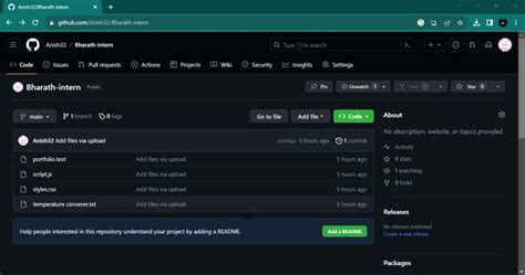 Anish Reddy On Linkedin Bharat Intern Web Development Internship Task