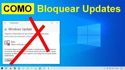 Como Bloquear Updates Dos Windows 10 E 11 Bloquear E Desbloquear Em Apenas 1 Clique