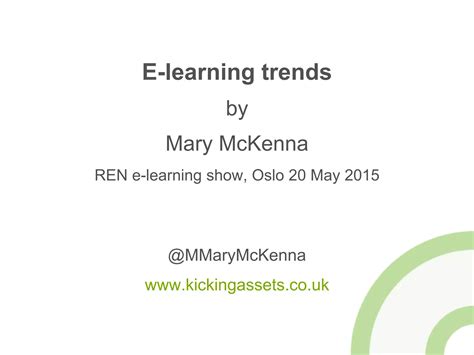 Future E Learning Trends My Predictions For The Coming 24 Months Ppt