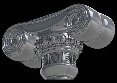 Column Dorian 3d Model By Bsten