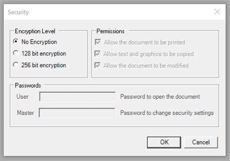 How To Change PDF Security