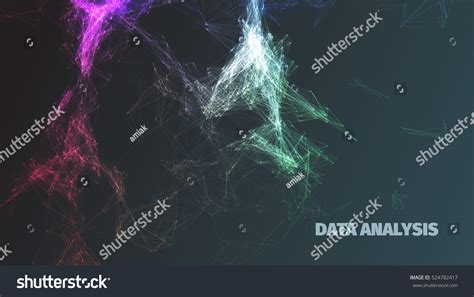 Abstract Data Analysis Structure Diagram Stock Vector Royalty Free