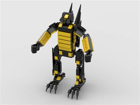 Lego Moc Kaiju By Snowfox Of The Icewings Rebrickable Build With Lego