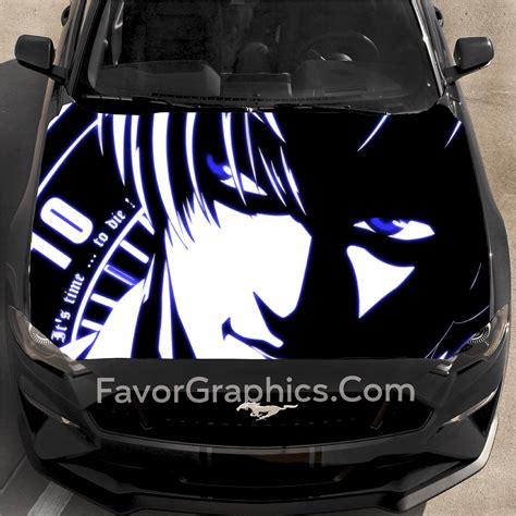 Light Yagami Death Note Car Decal Vinyl Hood Wrap Favor Graphics