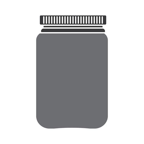 Premium Vector Glass Jar Icon