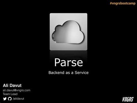 Parse Backend As A Service Ppt