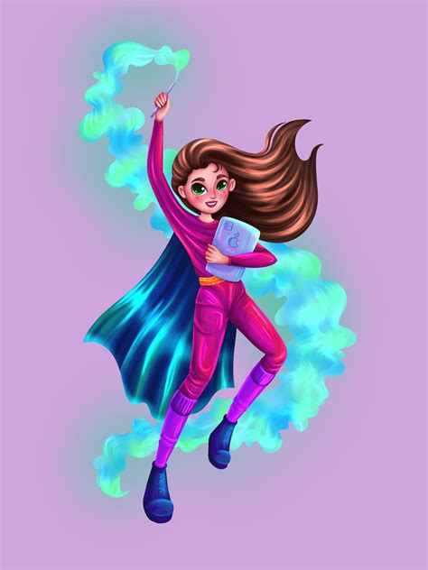 Иллюстрация Супергерой в стиле детский | Illustrators.ru