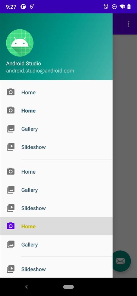 Navigation Drawer Not Only The Selected Item Shows Bold When Scrolling Issue