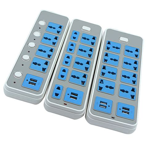 Eu 플러그 84 범용 콘센트 42 Usb 전원 스트립 홈 확장 전기 소켓 18m 코드 Usb Ac 제어 충전기