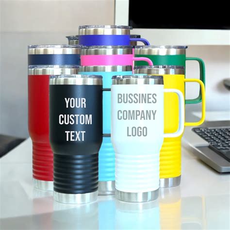 Personalized Business Logo Tumbler Laser Engraved Stainless Steel