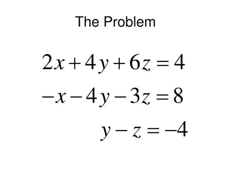 ppt solving simultaneous equations by matrix inverse powerpoint