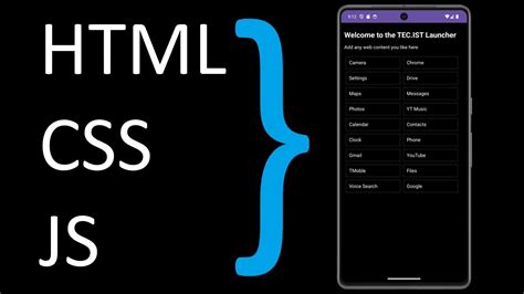Make Your Own Android Launcher Home Screen Using Htmlcssjs Wrapped