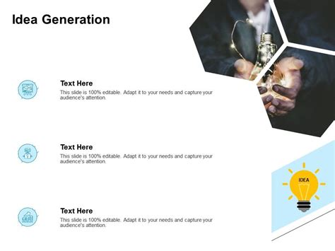 Idea Generation Ppt Powerpoint Presentation Visual Aids Example File Powerpoint Slides