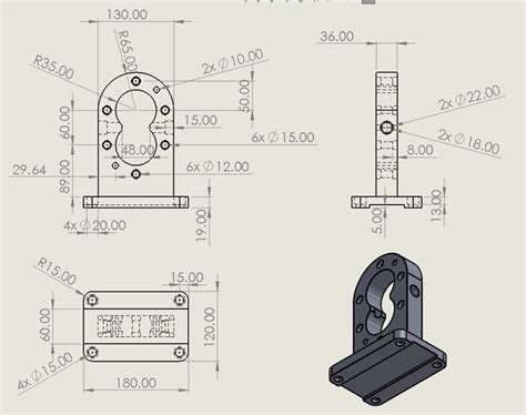 Exercise SolidWorks Tutorial Mechanical Engineering Design Solidworks Mechanical Projects