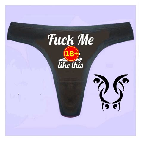 Hotwife Fuck Me Like This Sexy Naughty Panties Etsy