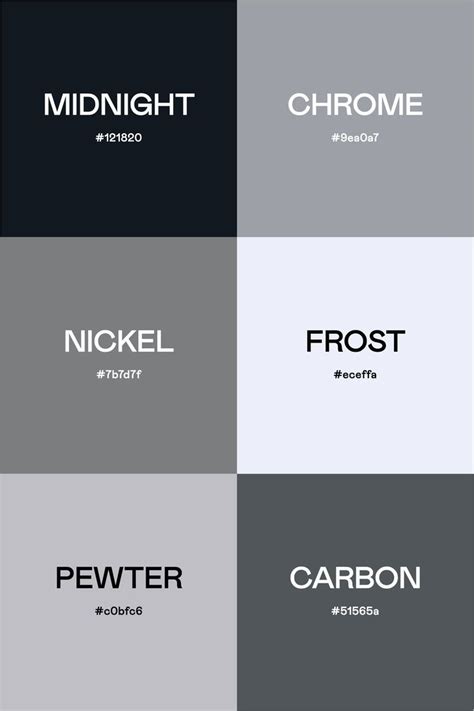 Monochromatic Midnight Frosty Greys And Steely Blues For Sleek Modern